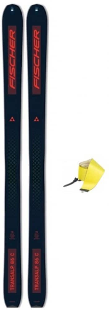 Skialpinistický set lyže Fischer TRANSALP 86 CARBON + PÁSY + vázání ...